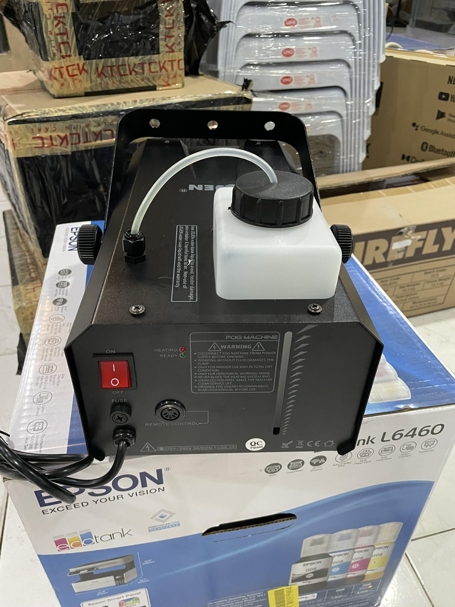 Jojen Fog Machine - 1200watts with wired and wireless remote - Cebu ...