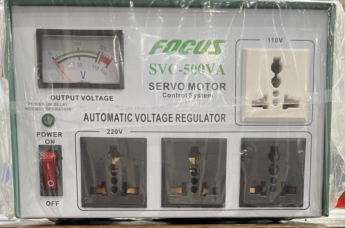 Focus 500 watts Servo Type Automatic Voltage Regulator - Cebu Appliance ...