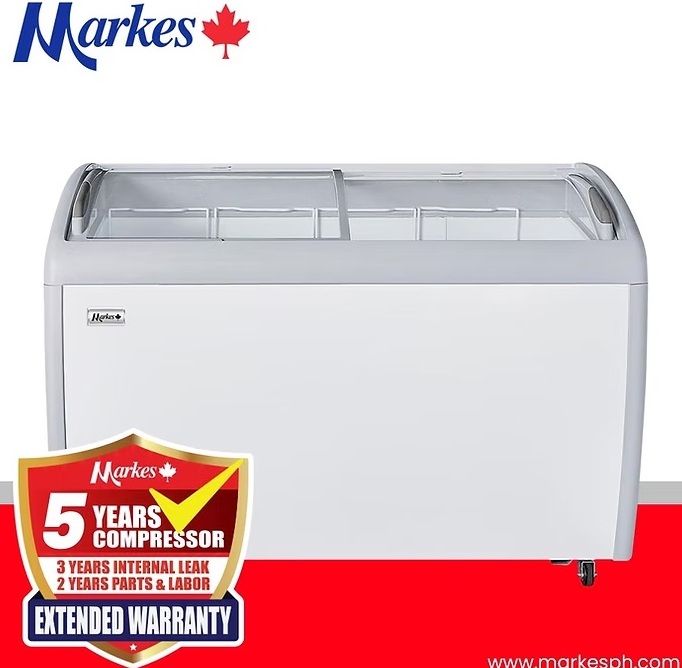 Markes Chest Freezer 9.2 Cu.ft. - Curved Glass Door - Cebu Appliance Center