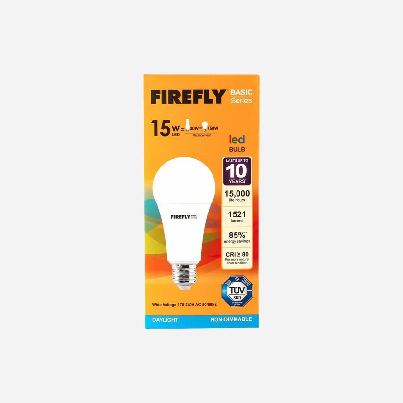 Firefly 15W LED BULB -DAY LIGHT - Cebu Appliance Center